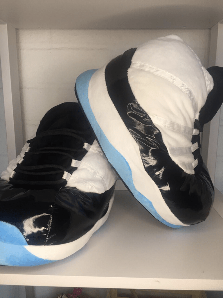 Pantuflas Nike Jordan retro 11 white-blue - Machine Center